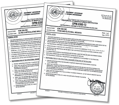 OSHPD Approval | TouchPoint Medical