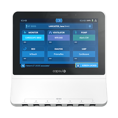 Capsule Neuron 3 Clinical Computing Hub Patient Monitor | TouchPoint ...
